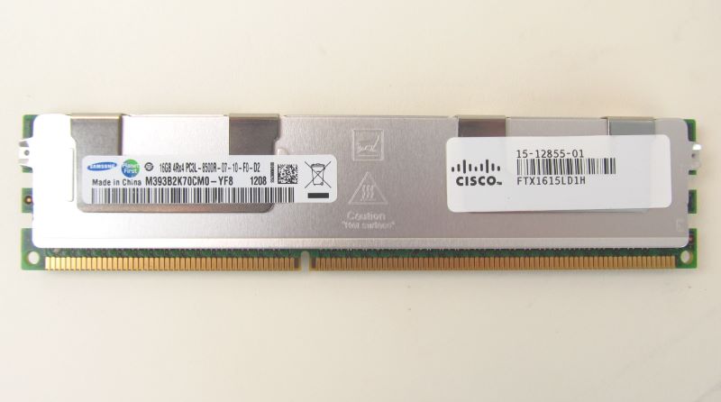 CISCO A02-MEMKIT-016B 16Gb 4Rx4 PC3L-8500R Memory DIMM 15-