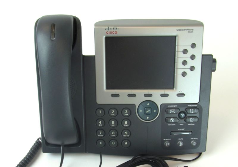 Cisco CP-7965G Unified IP Phone7965G Color Gigabit VoIP Phone w/ Handset