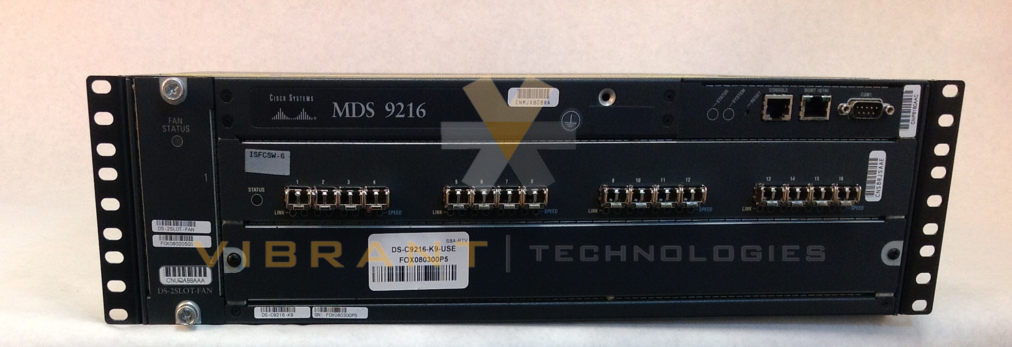 Cisco DS-C9216-K9 MDS 9216 16 Port 2GBPS FC+