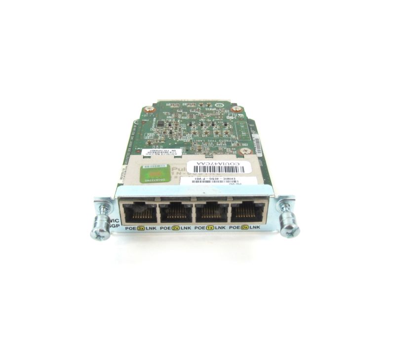 Cisco EHWIC-4ESG-P 4 Port Ethernet Switch Interface Card