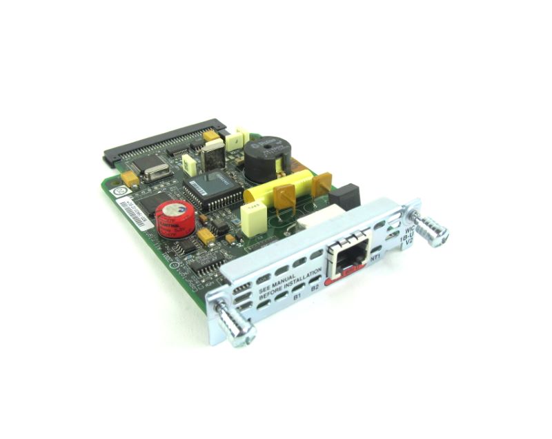 Cisco WIC-1B-U-V2 1PT ISDN BRI NT1 WAN Interface Card