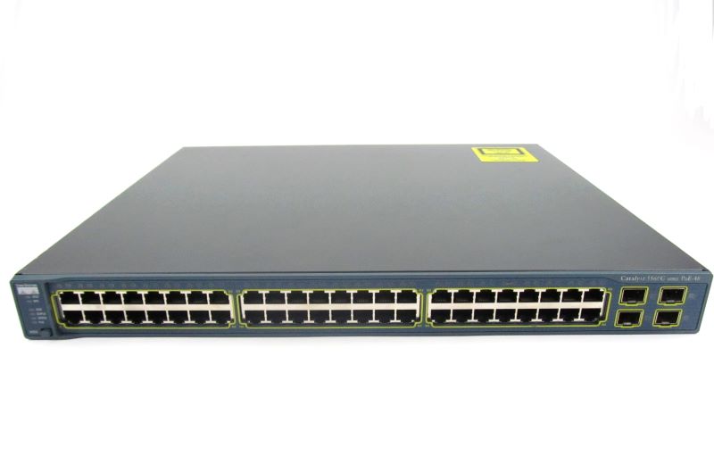 Cisco WS-C3560G-48PS-E 3560G 48 Port PoE 10/100/1000T 4 SFP EMI