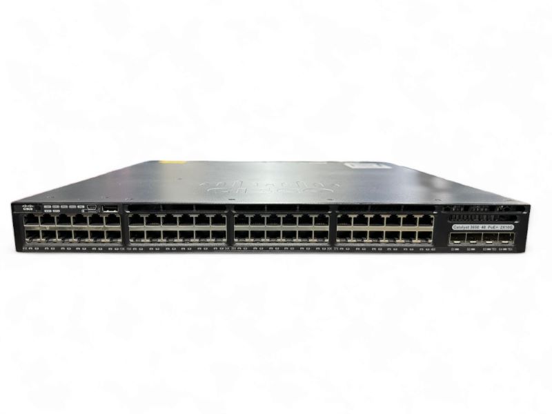 Cisco WS-C3650-48PD-L 48 Port PoE+, 2 Port 10G SFP+, LAN Base Switch