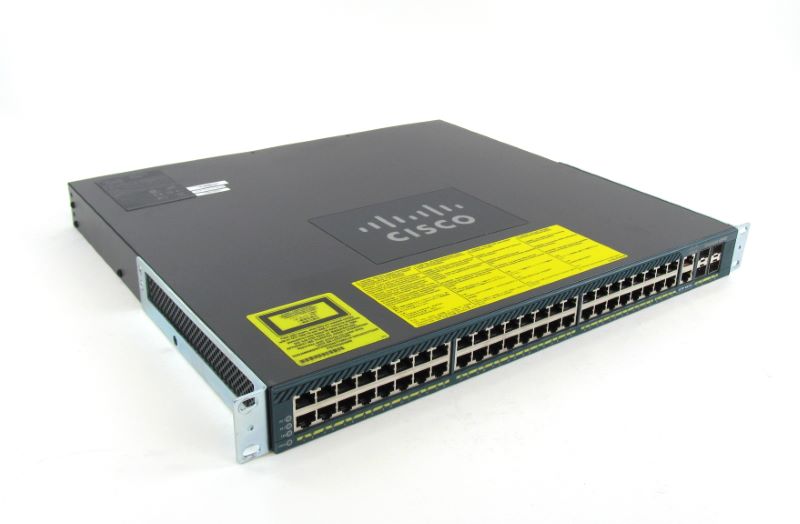 Cisco WS-C4948 48 Port & 4 SFP Ports Managed L3 Switch 1X PS