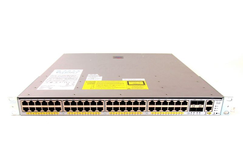 Cisco WS-C4948E-F Catalyst 4948 48 Port Ethernet Switch Single Power