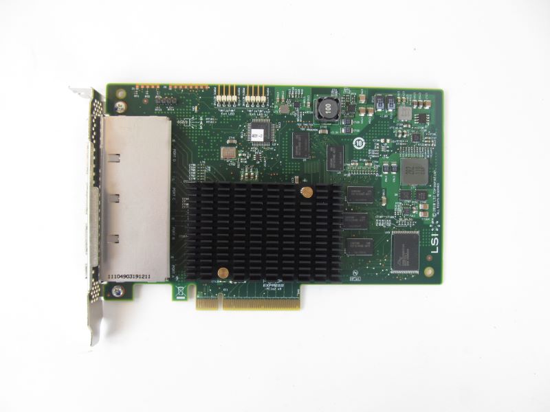 LSI SAS9201-16E Compellent 4 Port 6GB SATA SAS PCI-E HBA