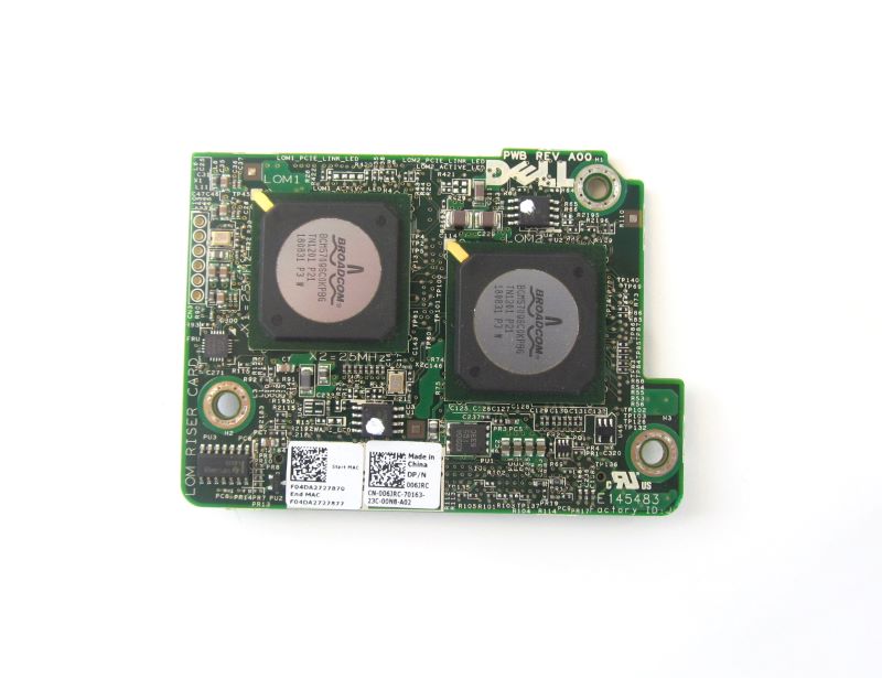 Dell 006JRC Broadcom 5709s QP 1GB NIC Embedded Network Card