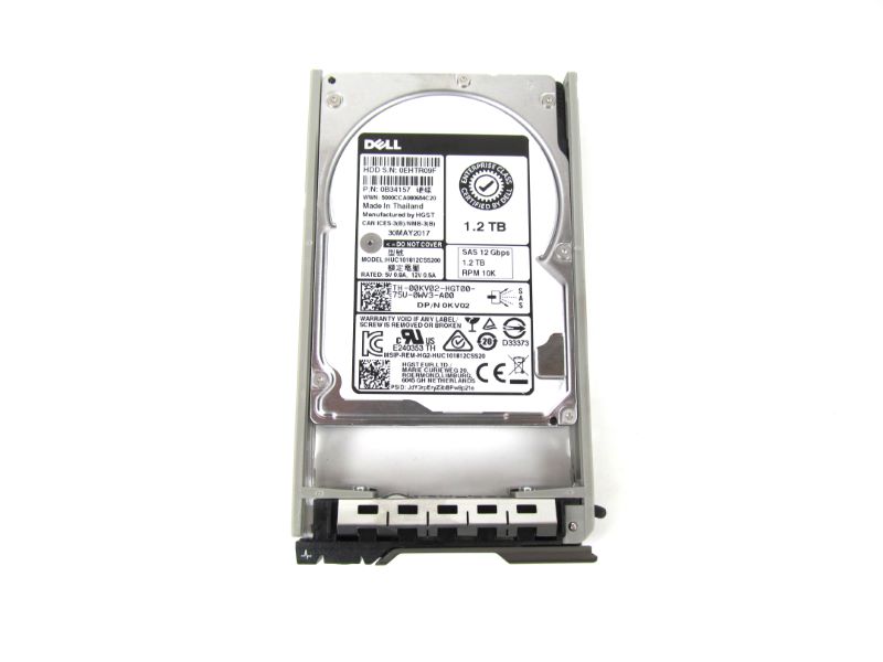Dell 00KV02 1.2TB 10K 12GBPS 2.5" SAS HDD HUC101812CSS200
