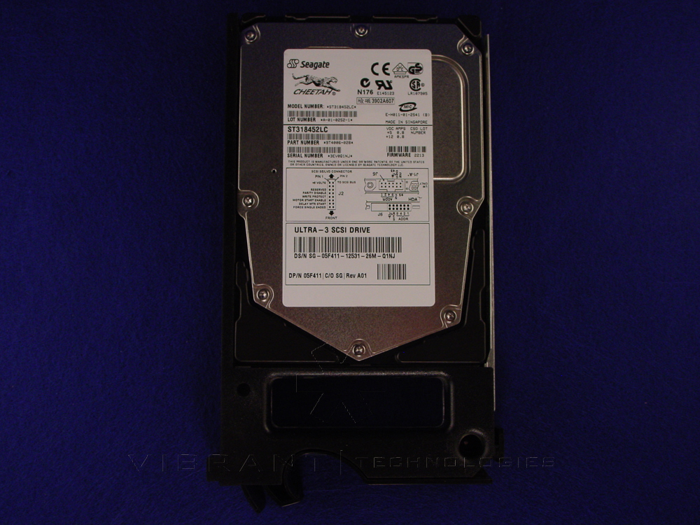 Dell 05f411 18.2GB Ultra 3/160 15k 80 pin