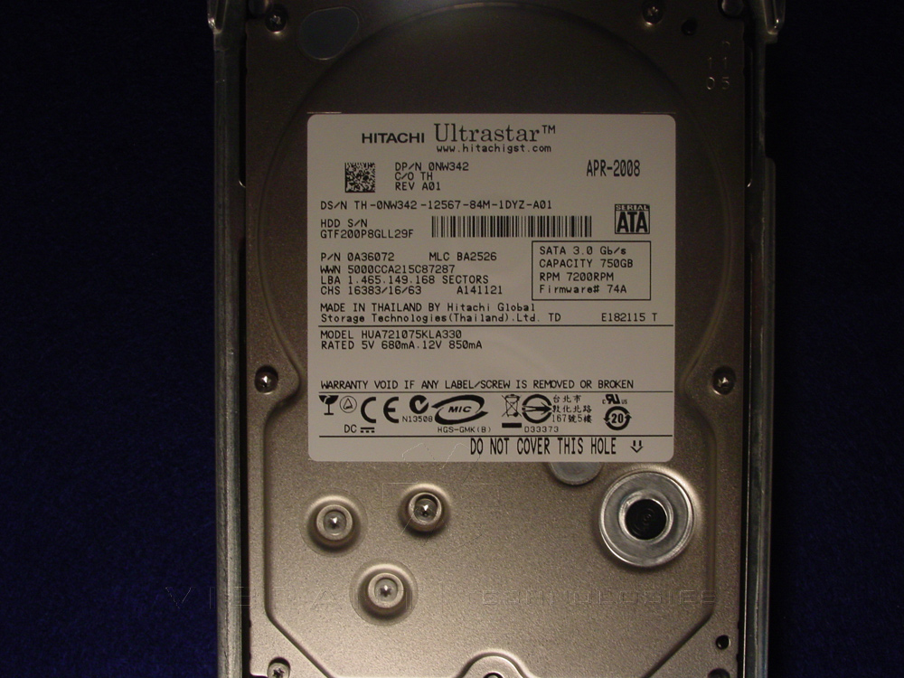 Dell 0A36072 750GB SATA 7200rpm Hard Drive Dell Labeled
