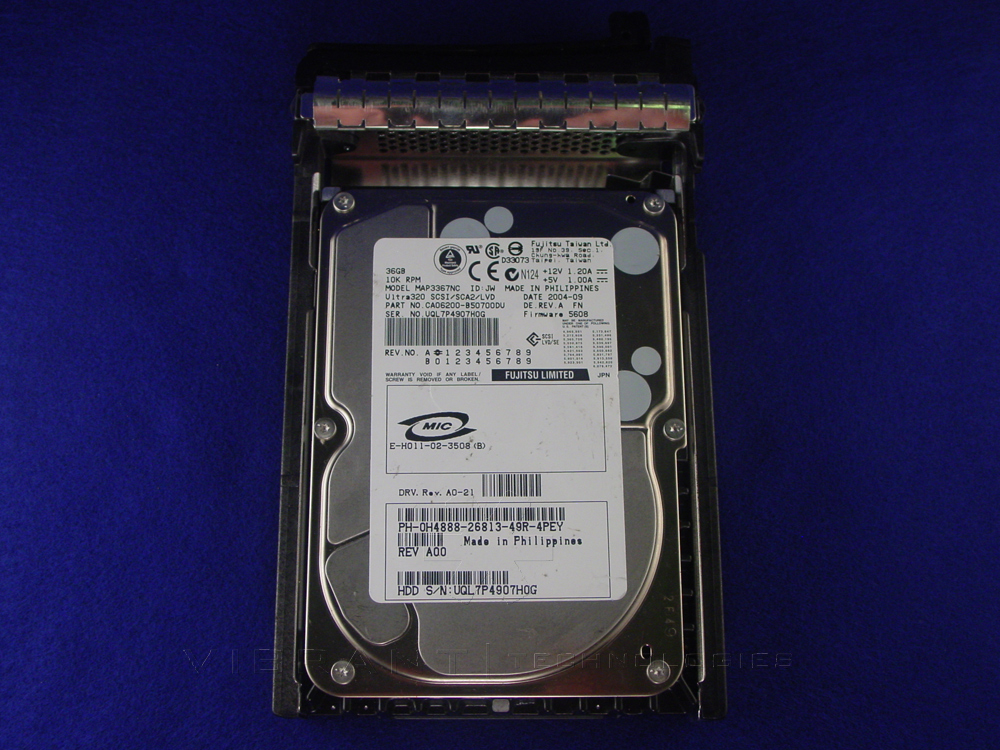 Dell 0H4888 36gb 10K U320 SCSI 80Pin HDD Server Hard Disk Drive
