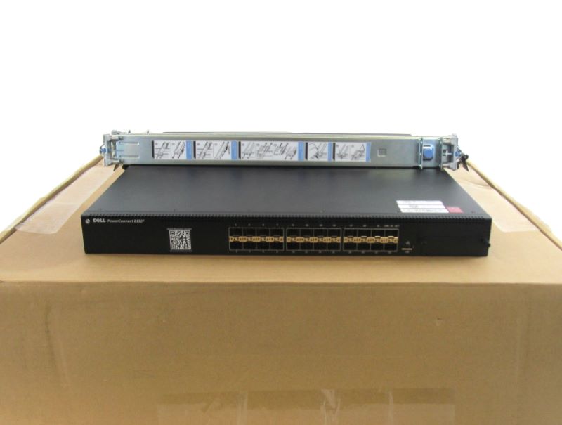 Dell 8132F 24-Port SFP+ 10 Gigabit Ethernet Switch with Rail Kit