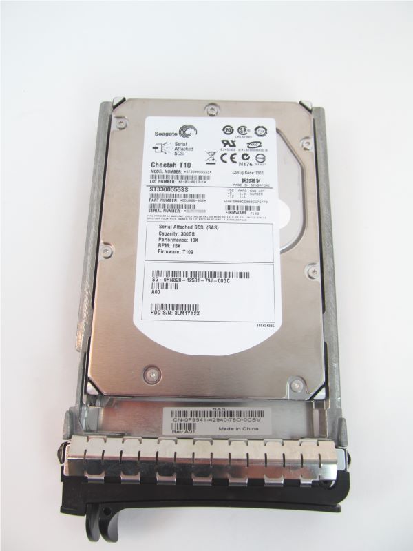 Dell 9DJ066-052 300GB 10k SAS Hard Drive Dell labeled