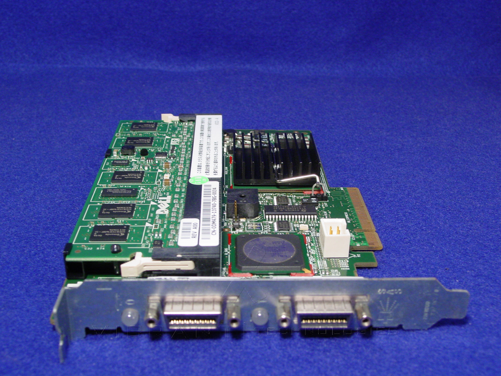 Dell DM479 SAS 5e Sas Controller 1950 2950 256MB BBU 2 external ports