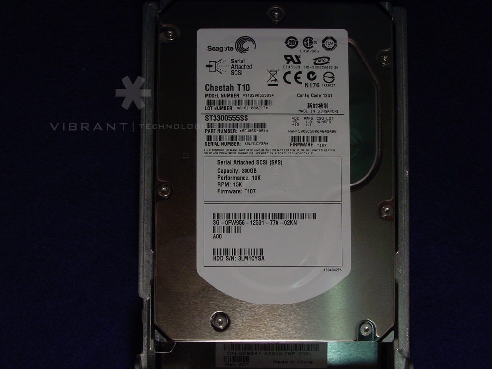 Dell JW552 300GB SAS 3.5" 10K Hard Disk Drive
