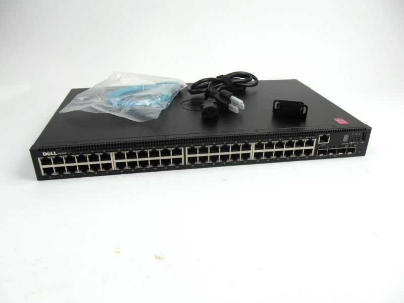 Dell N1548 48-Port 10/100/1000Mb auto-sensing ports Gigabit 4x SFP+ Switch