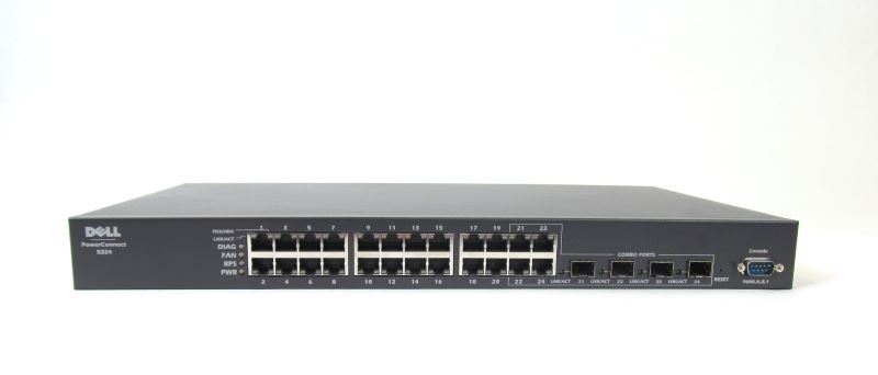 Dell PC5324 Powerconnect 5324 24-Port Gigabit Ethernet Switch