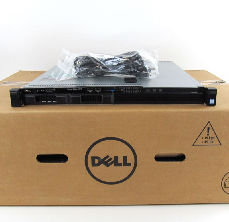 Dell R230 PowerEdge Rack Server 1x E3-1230 V5 QC 3.4GHz,64GB,2x 2TB HDD ...
