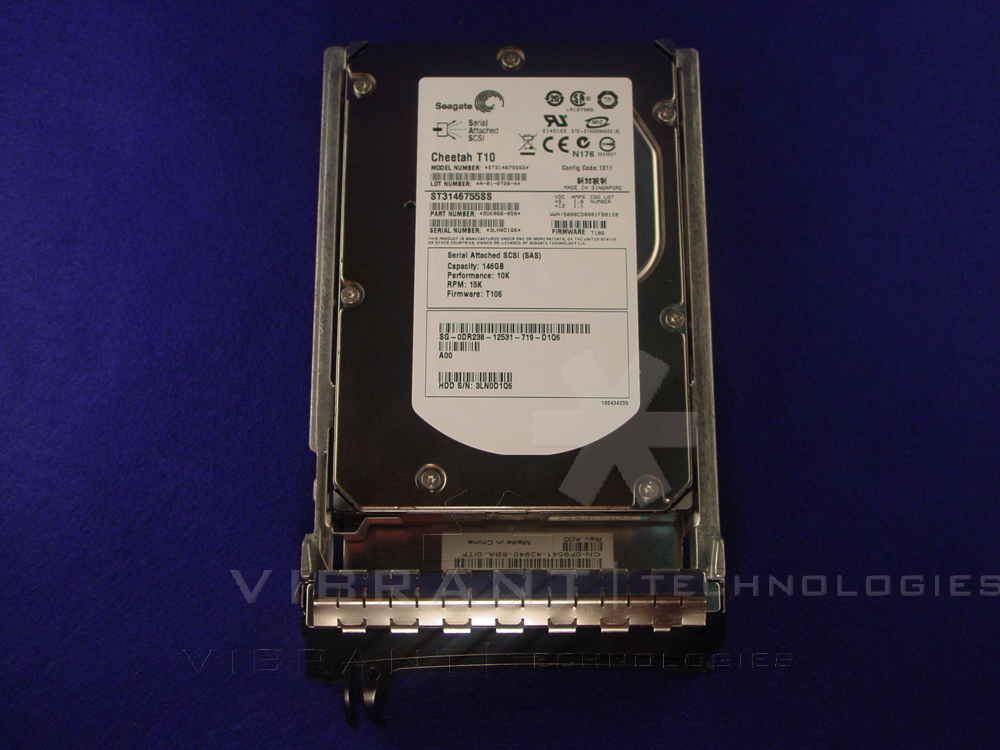 Dell ST3146755SS 146GB SAS 3.5 10K Hard Drive Dell Labeled