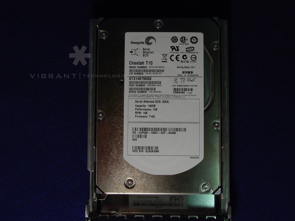 Dell ST3146755SS-2 146gb 10K 3.5" SAS Hard drive Dell Labeled