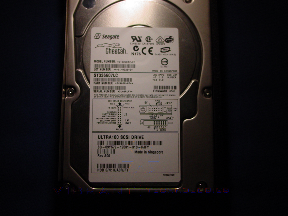 Dell ST336607LC 36gb 10K U160 80pin SCSI HDD