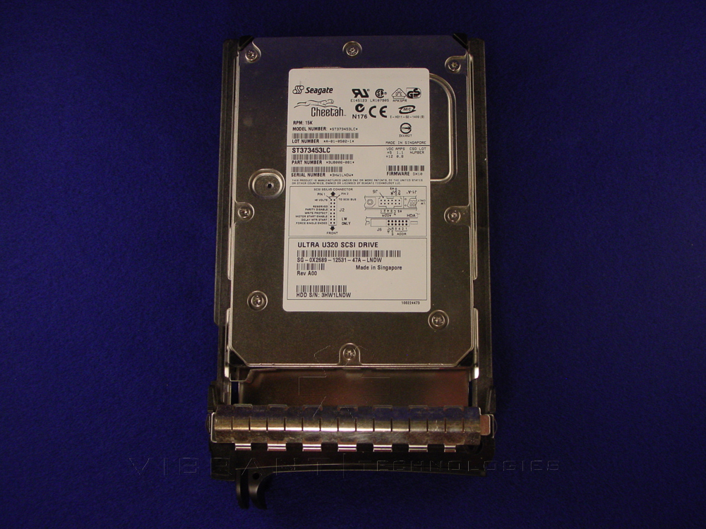 Dell ST373453LC 73GB 15K U320 HDD 80 Pin Dell Labeled