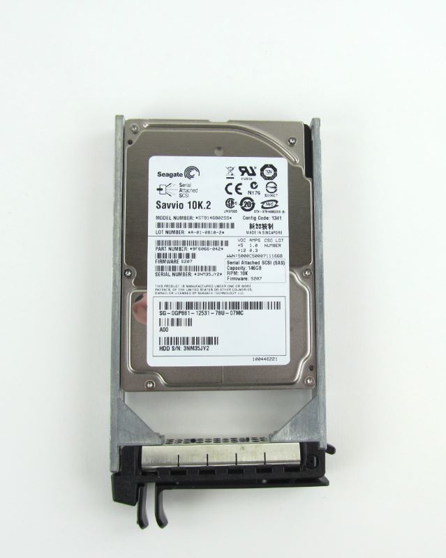 Dell ST9146802SS-3 146GB SAS 10k 2.5" Hard Drive Dell Labeled