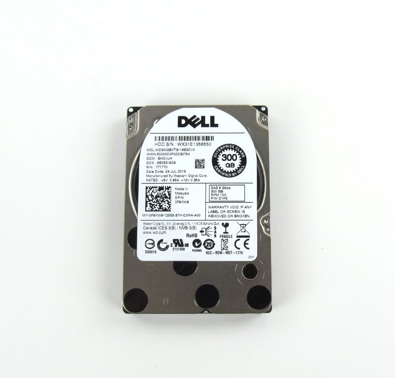 Dell WD3002BKTG-18E3DV0 300Gb SAS 10K 2.5" 6Gps Hard Disk Drive