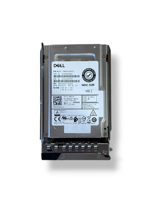Dell WFGTH 960GB SSD SAS 2.5 12G MU KPM5XVUG960G/SDFBD86DAB01