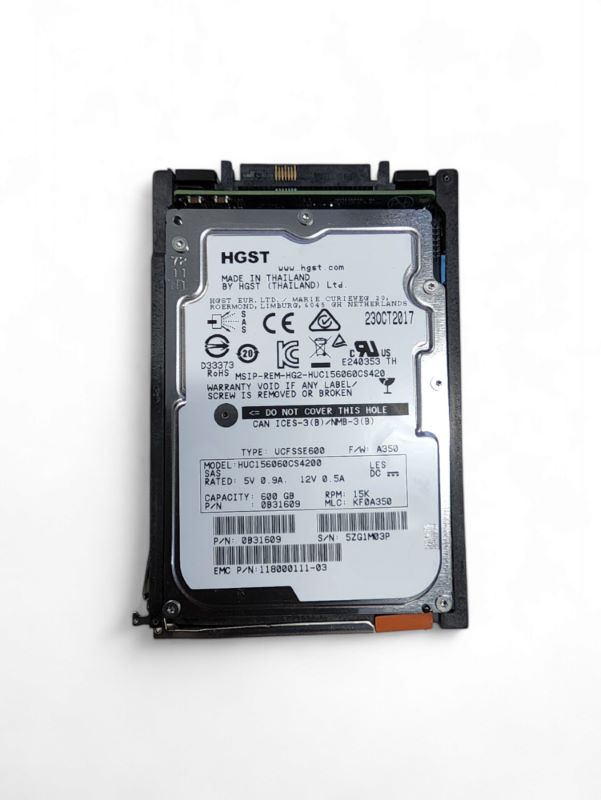 EMC 005051606 EMC Unity 600G 15K SAS 2.5 hard drive
