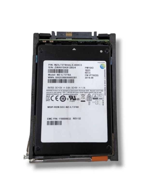 EMC 005052580 3.2TB 2.5" SSD UNITY