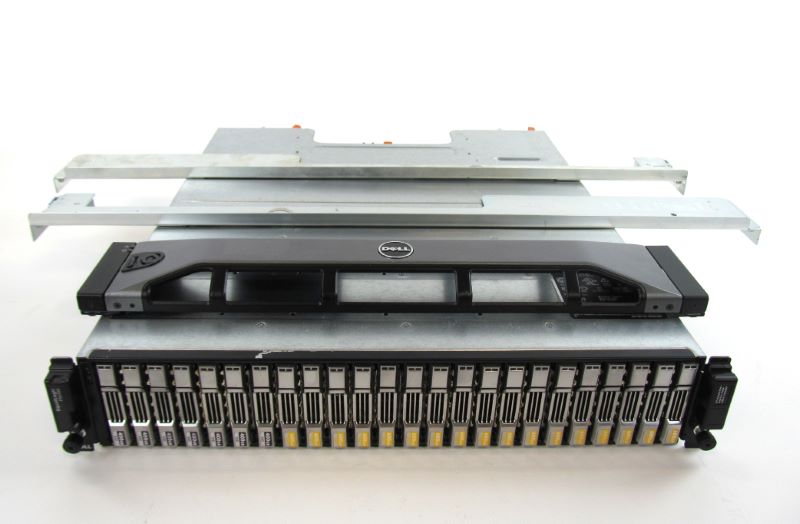 Dell Equallogic PS6100XS 17x 600Gb 10K SAS 7x 400Gb SSD 2.5" Bay Rails ...