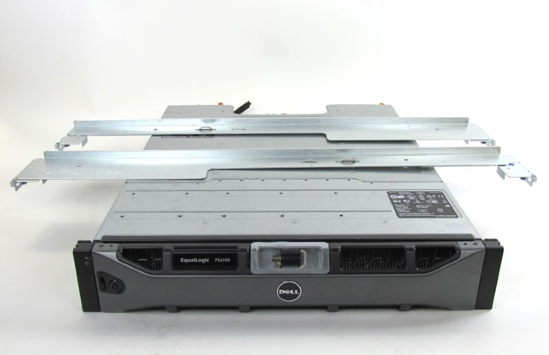 Equallogic ps6100x 24x600GB SAS 10k 2.5" 2 controllers 2 PS rails bezel