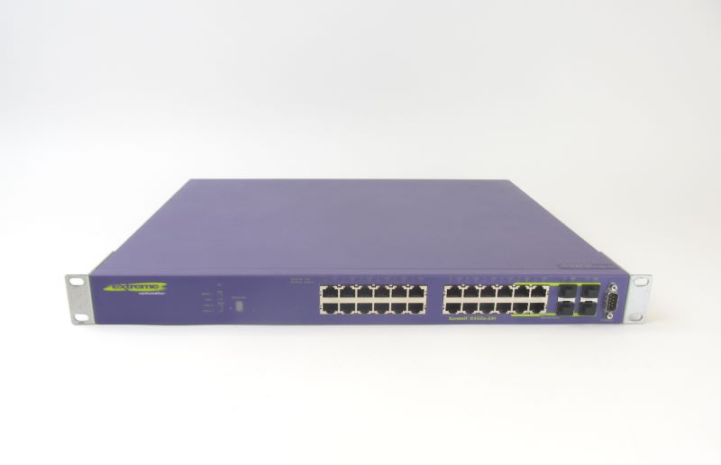 Extreme X450A-24T Summit 24-Port Gigabit Networking Switch w/ XGM2-2SF ...