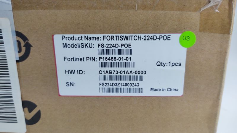 Fortinet FS-224D-POE FortiGate FortiSwitch 24xGE LAN port