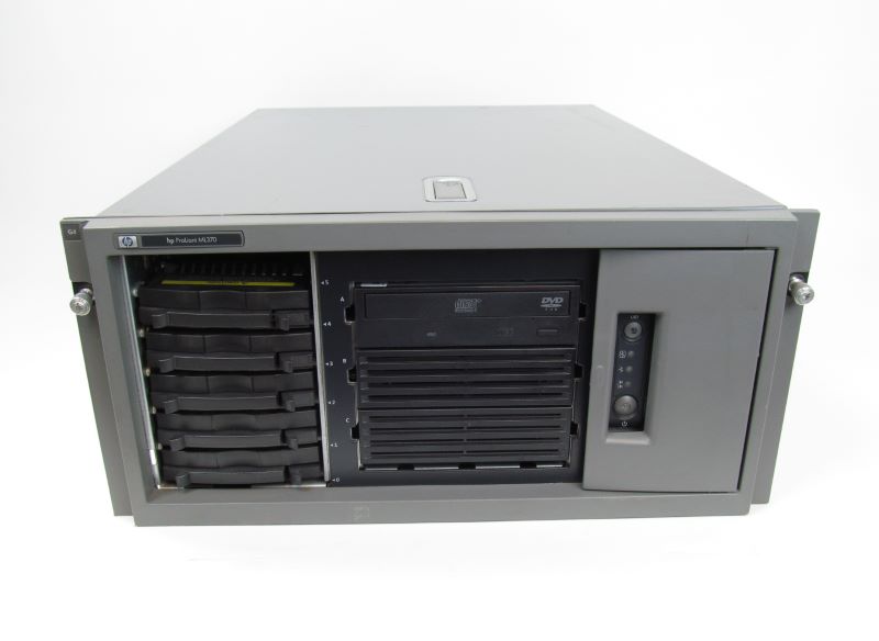 HP 379917-001 ML370R G4 Server, 2x 3.4GHz/2MB Processors, 2GB, 6402