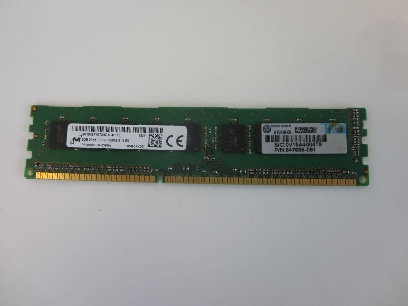 HP 664696-001 HP 8GB 2RX8 PC3L-10600E Memory