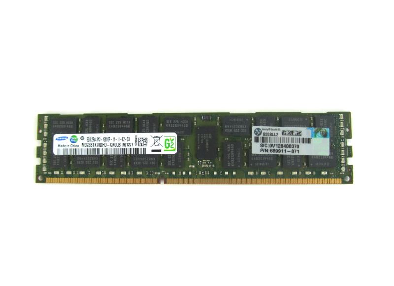 HP 689911-071 8GB 2Rx4 PC3-12800R Server Memory DIMM