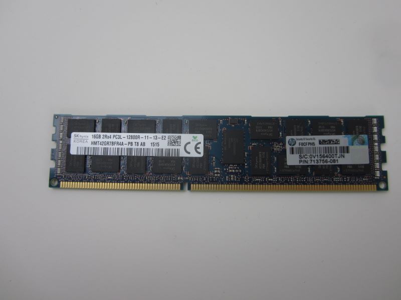 HP 715284-001 16GB(1X16GB) Memory DIMM 2RX4 PC3L-12800R-11