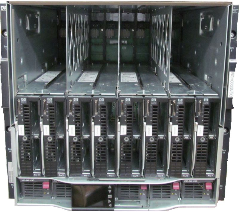 C7000 8 x BL460c/QC XEON x5560 2.80GHz x2/32GB [4GBx8]/2 x 146GB HDD