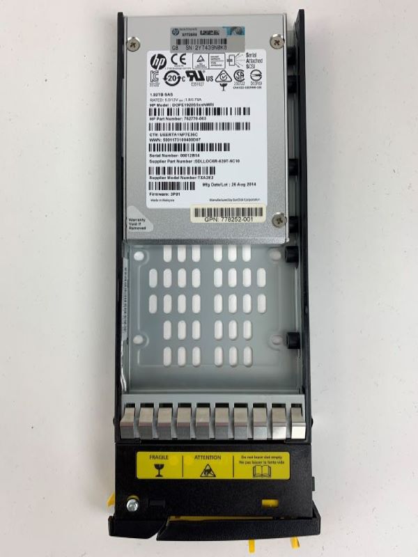 HP E7Y57A 3PAR 1.92TB SAS SSD