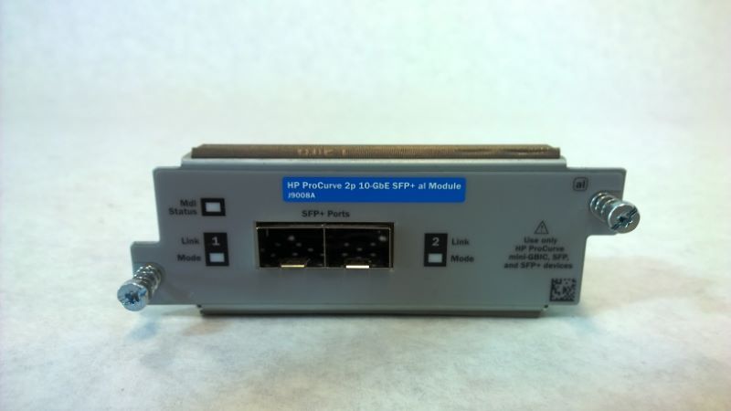 HP J9008A J9008A HP 2-PORT 10GbE SFP+ al Module