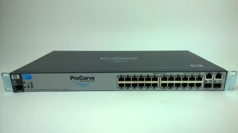 HP J9085A 2610-24 Layer 2 10/100 Gig fiber uplinks 2 10/100/1000