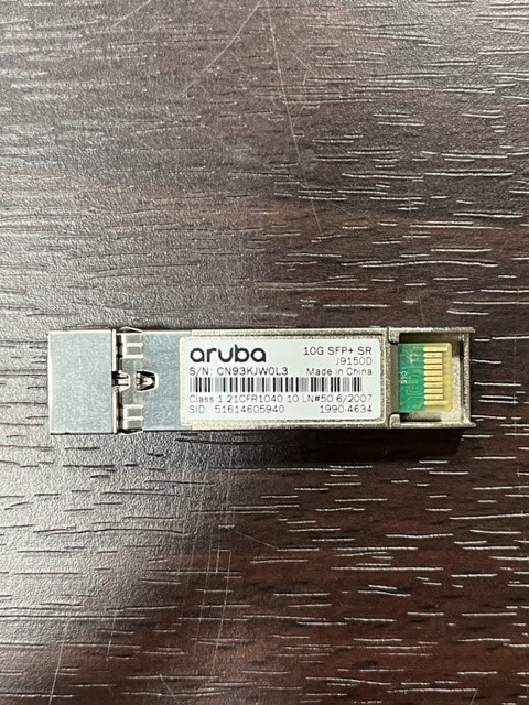 HP J9150D 10G SFP + LC SR TRANSCEIVER
