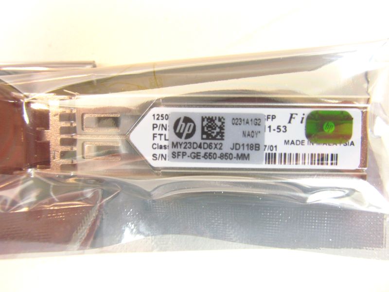 HP JD118B X120 1Gb SFP LC SX Transceiver