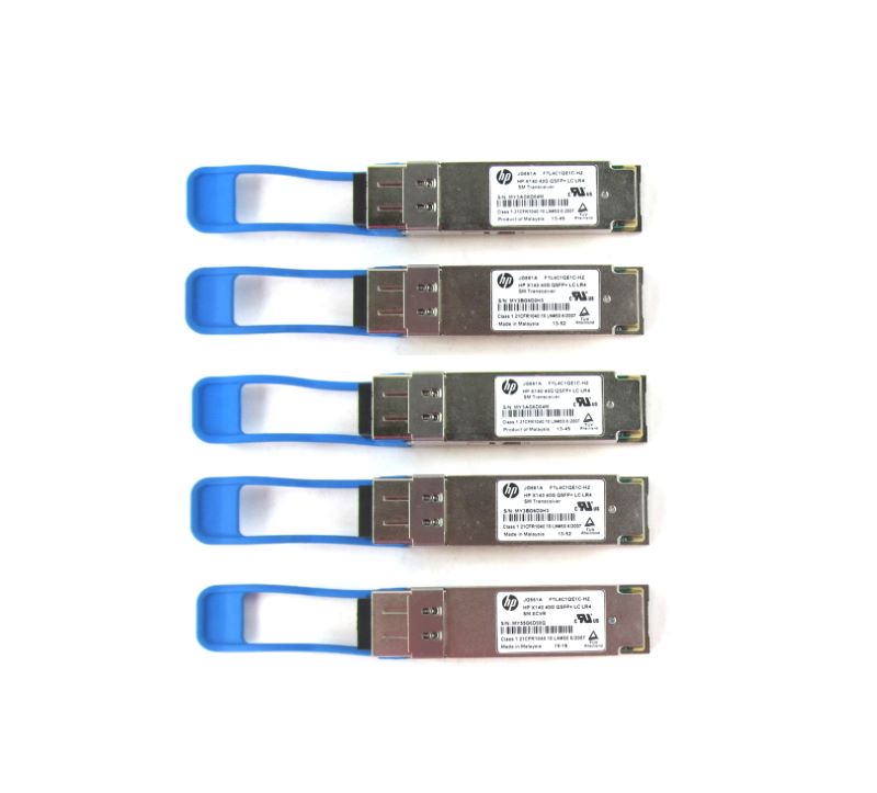 HP JG661A HPE X140 40G QSFP+ LC LR4 SM Lot Of 5