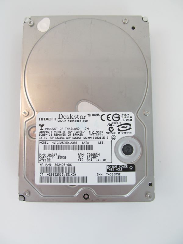 Hitachi 0A31711 250GB 7.2K 3.5" HITACHI Hard Disk Drive
