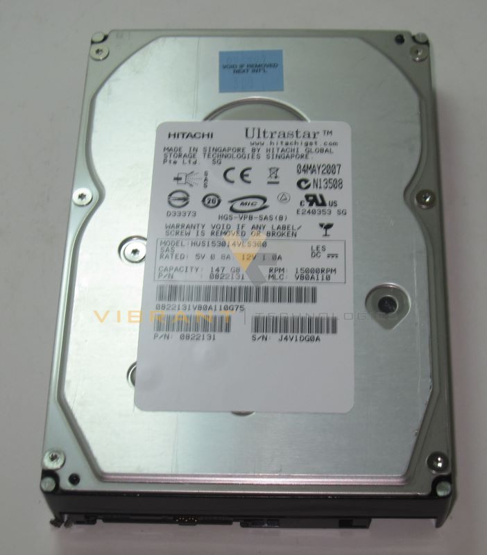 Hitachi 0B22131 146GB 15k RPM SAS Hard Disk Drive